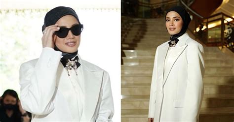 Gaya Fazura Dalam Sut Serba Putih Menyerlah Ramai Puji Boss Lady