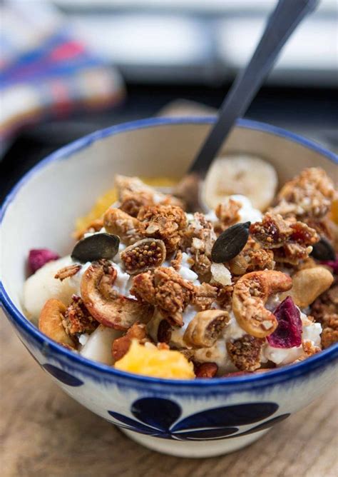Fig And Ginger Clumpy Granola Food Processor Recipes Ginger