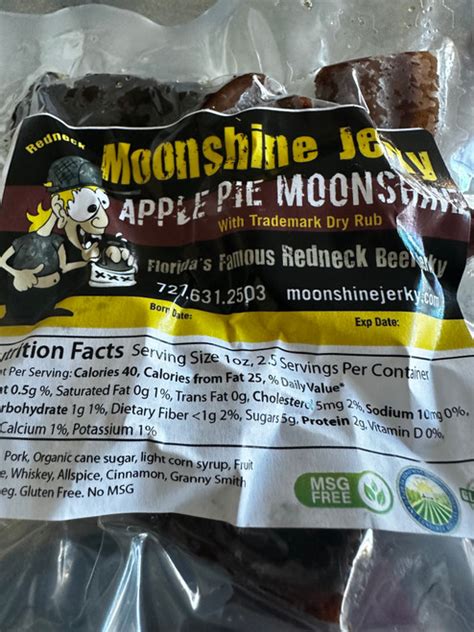 Floridas Famous Redneck Moonshine Jerky