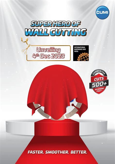 Join Us In The Unveiling Of The Super Hero Of Wall Cutting