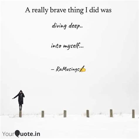 diving deep into mysel quotes and writings by ram musings yourquote