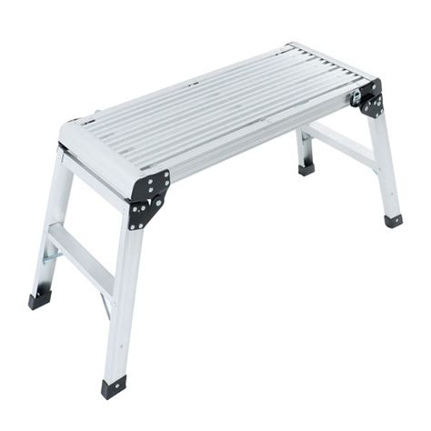 Aluminum Drywall 330lbs Capacity Work Platform Ladder Folding Step