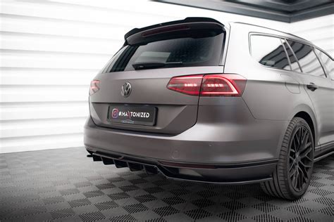 Dyfuzor Tylnego Zderzaka VW Passat R Line B MAPET TUNING