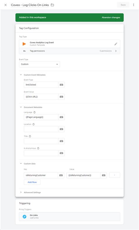 Using Coveo S Google Tag Manager Templates To Log Analytics Source