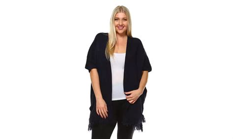 On Plus Size Long Cardigan Groupon Goods