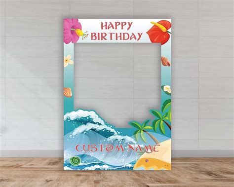 Moana Inspired Selfie Frame The Selfie Frame Company
