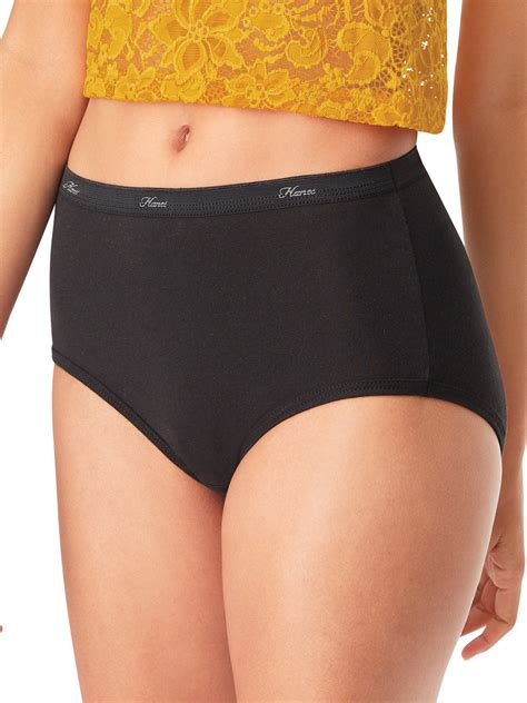 Hanes Womens Cool Comfort Cotton Brief Underwear High Rise