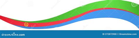 Eritrea Flag Wave Isolated On Png Or Transparent Background Stock Vector Illustration Of