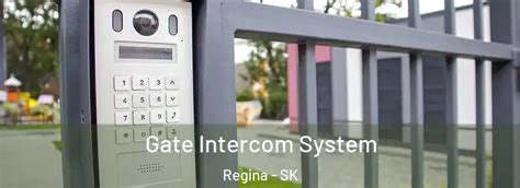 Gate Intercom System Regina Wireless Gate Intercom Solutions