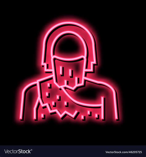 Caveman Prehistoric Human Color Icon Royalty Free Vector