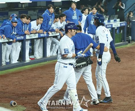 구자욱 오승환 코너 등 5명이나 빠졌는데 삼성의 확실한 동기부여 그 선수들 몫까지 열심히 하겠다 Po3