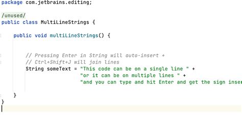 Join Lines Jetbrains Guide