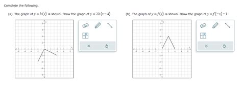 Solved A The Graph Of Y H X Is Shown Draw The Graph Of Chegg Com
