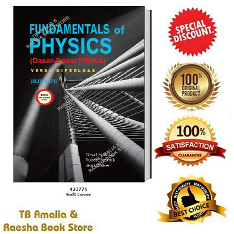 Jual Buku Dasar Dasar Fisika Jilid Satu Fundamentals Of Physics