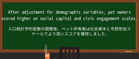 【英単語】demographic Variableを徹底解説！意味、使い方、例文、読み方 おもしろい英文法