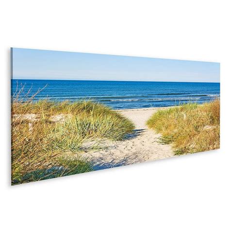 Islandburner Leinwandbild Bild Auf Leinwand Strand Zugang Weg Zur