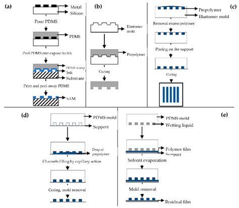 Schematic Illustration Of A Microcontact Printing μcp B Replica