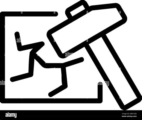 Break Glass Hammer Stock Vector Images Alamy