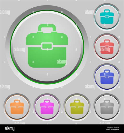 Toolbox Color Icons On Sunk Push Buttons Stock Vector Image And Art Alamy