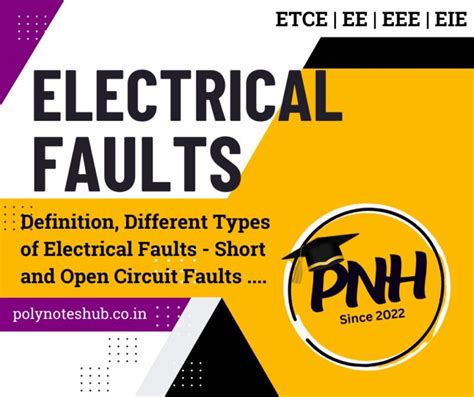 Different Types Of Faults In Electrical System Causes New Topic [2024] Poly Notes Hub