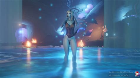 Rule 34 1girls 3d Blue Eyes Blue Skin Dark Ranger Elf Elf Ears Female