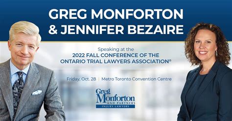 Greg Monforton And Jennifer Bezaire To Speak At Otla Fall 2022