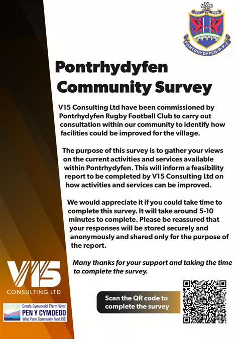 pontrhydyfen please scan the qr code and complete the survey via the