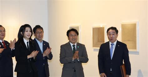 광주비엔날레 찾아간 김건희 여사이번 주 지역 문화행사 두 번째