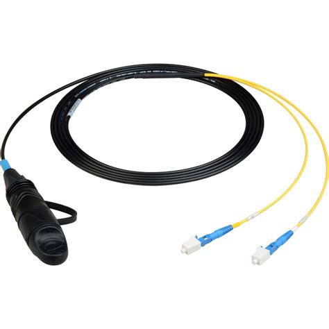 Camplex OpticalCON DUO LITE To Dual LC Single Mode Fiber Optic Tactical Patch Cable Foot