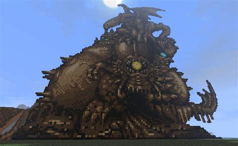 Super Metroid Boss Statue Minecraft Project