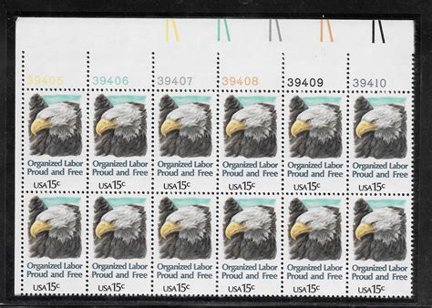 1831 Mnh Plate Block Of 12 United States General Issue Stamp Hipstamp