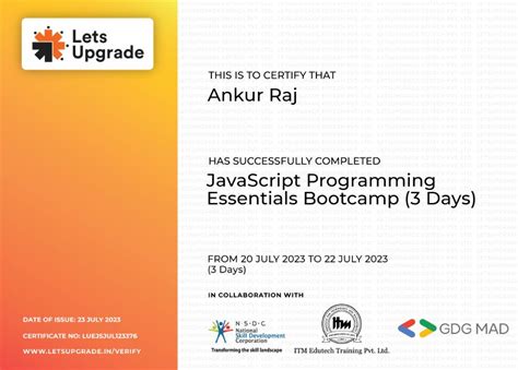Ankur Raj On Linkedin Javascript Js Frontenddeveloper Webdevelopment Letsupgrade