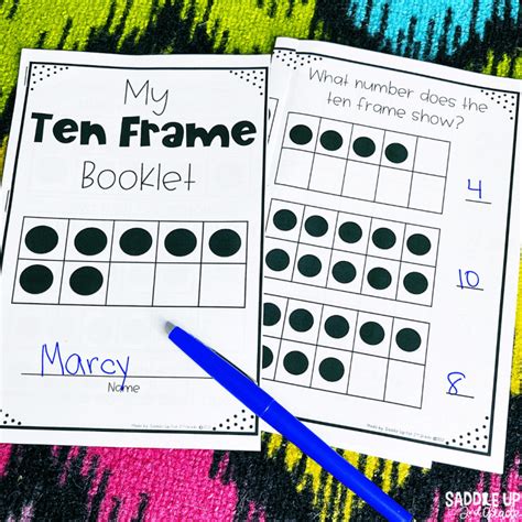 Teaching Number Sense With 10 Simple Ten Frame Activities Saddle Up