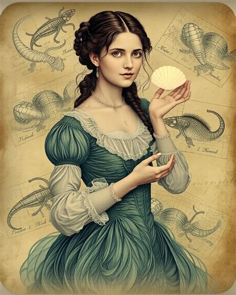 A Victorian Woman Holding A Sea Free Ai Photo Generator Starryai