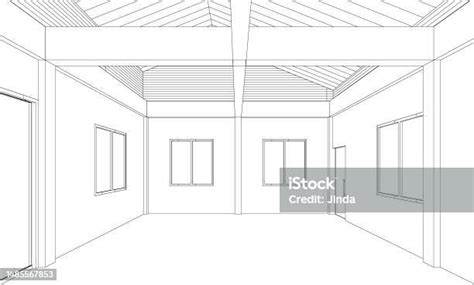 3d Illustration Of Building Project向量圖形及更多不動產圖片 不動產 住宅內部 住宅建築 Istock