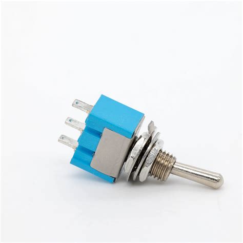 12pcs Mini Toggle Switch Spdt 3 Pins 2 Position Onon 6a