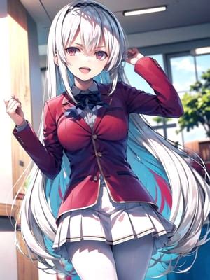 Fuka Kiryuin 实教 鬼龙院枫花 きりゅういんふうか Classroom Of The Elite White