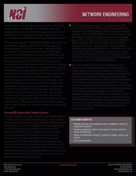 Nci Network Engineering Pdf