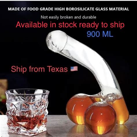 Huge Penis Whiskey Decanter Bachelorette Adults Parties 900 Etsy