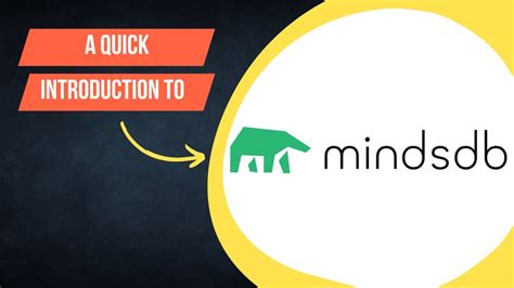 [tutorial 1] What Is Mindsdb Youtube