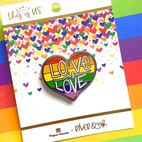 Lapel Pin Love Is Love Enamel Michaels
