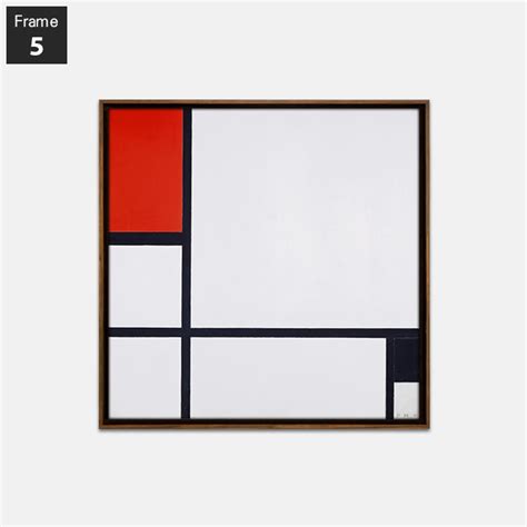피에트 몬드리안 구성 1 빨강과 검정 아트페이지 Artpage