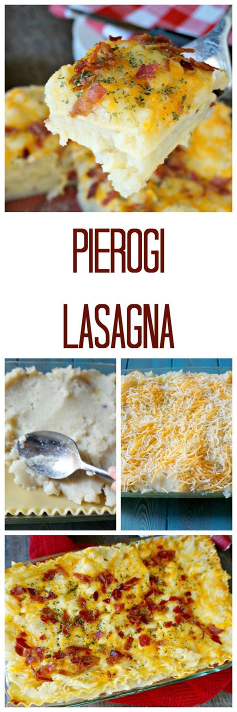 Creamy Mashed Potatoes And Cheese Are Layered In Between Lasagna
