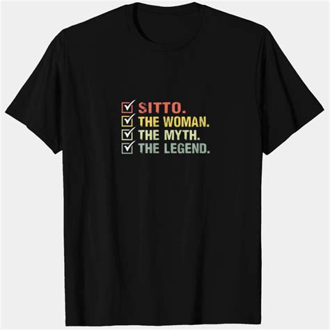 Womens Sitto The Woman The Myth The Legend Vintage T Shirt Id 12540206 By Isaac Cohen Printblur