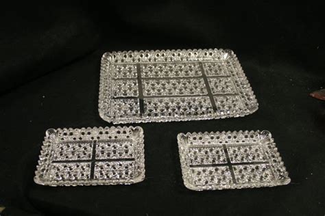 Crystal Repair Antique Cut Glass Dishes By Fry Bruening Glass Works