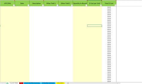 Simple Inventory Excel Templates Inventory Tracking With Excel
