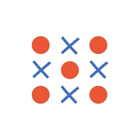 Premium Vector The Tictactoe Game Symbol Of Love Romance Design For Valentines Day