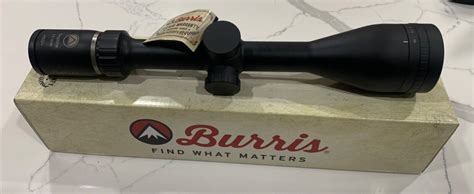 Burris DropTine X Mm Tube Rifle Scope Ballistic Plex Reticle EBay