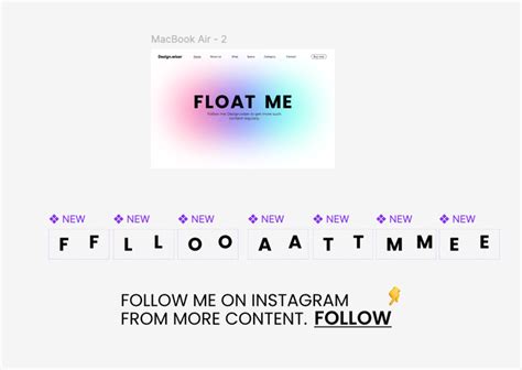 Float Text Animation Figma