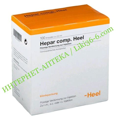 Гепар композитум Hepar Comp Heel Homoopathisches Arzneimittel 100